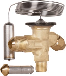 GoHVACR.com | Body TEV, R22/R407c External Equalized, 3/8" x 1/2" x 1/4 ...