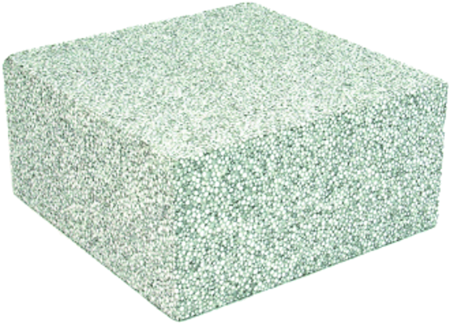 GoHVACR.com | Air Handler Block, Gray 8" x 4" x 8"*