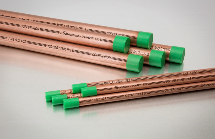 GoHVACR.com | Copper-Iron Tube, 2-1/8" OD x 10' Streamline XHP130