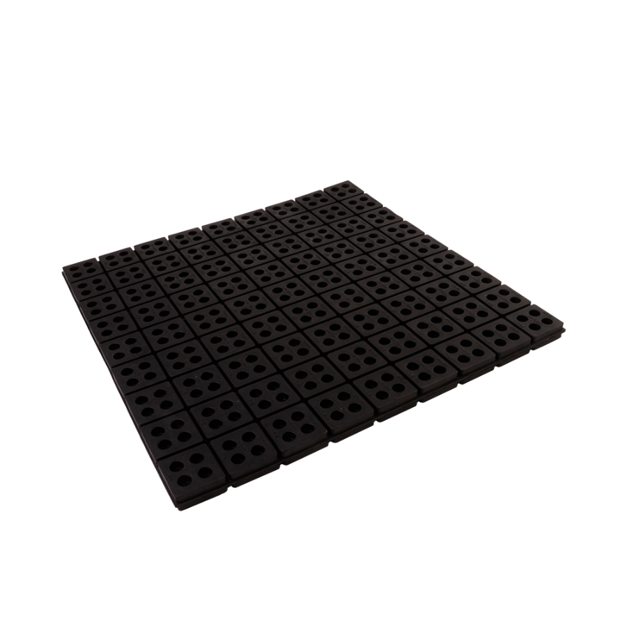 GoHVACR.com | Anti-Vibration Pad, 18" x 18" x 3/4" Rubber Iso-Cube*