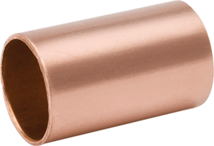 GoHVACR.com | Copper Coupling, 5/8" OD (C x C) No Stop WC-400NS