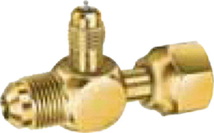 GoHVACR.com | Access Valve, 3/8" SAE x 3/8" Female SAE Swivel Nut x 1/4 ...