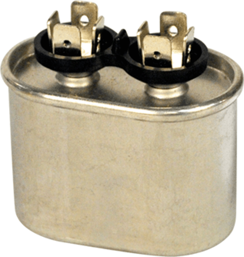 GoHVACR.com | Run Capacitor, 7.5 mfd 370V Oval Single Section JARD