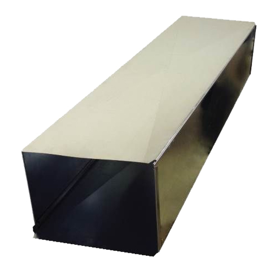 GoHVACR.com | Sheet Metal Duct, 12" x 8" x 60" 28 Gauge Galvanized Rectangular Loose Cleat