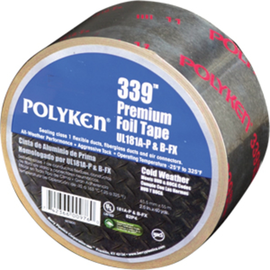 GoHVACR.com | Foil Tape, 3" Cold Weather Premium Printed Aluminum 181A ...