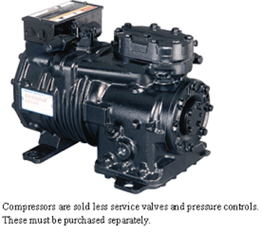 GoHVACR.com | Compressor, 208-230/3 5/8" F x 1-1/8" S Semi-Hermetic ...