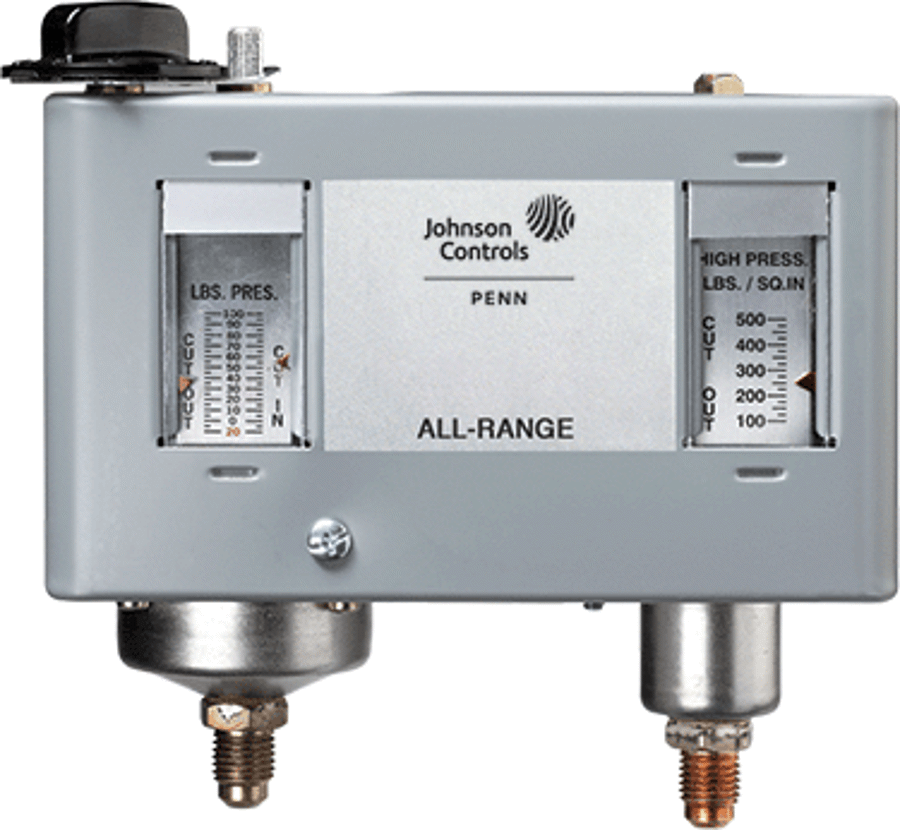 GoHVACR.com | Dual Pressure Control, SPST 1 Pole 12-80 psi LPR 100-500 ...