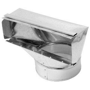 GoHVACR.com | Sheet Metal Elbow Stack Boot, 3-1/4" x 12" x 8" Standard ...