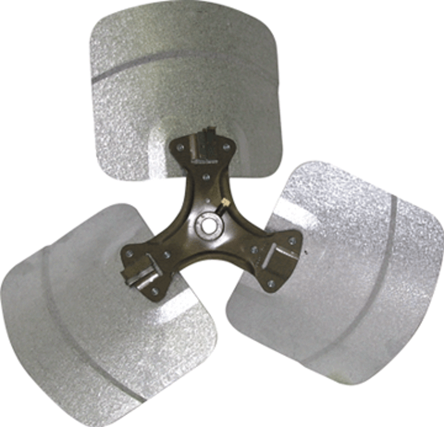 GoHVACR.com | Fan Blade, 14" 3-Blade CW 23 Degree Pitch Heavy Duty ...
