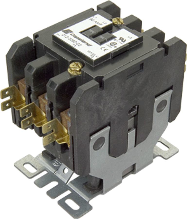 GoHVACR.com | Contactor, 120V 60 Amp 3-Pole