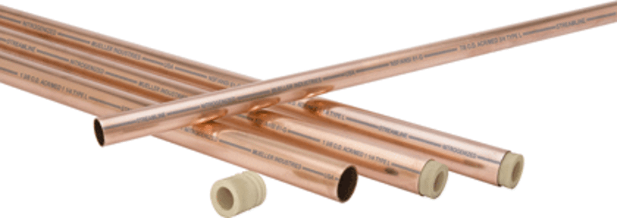 GoHVACR.com | Copper Tube, 1-1/8" OD x 20' Nitrogen Charged ACR
