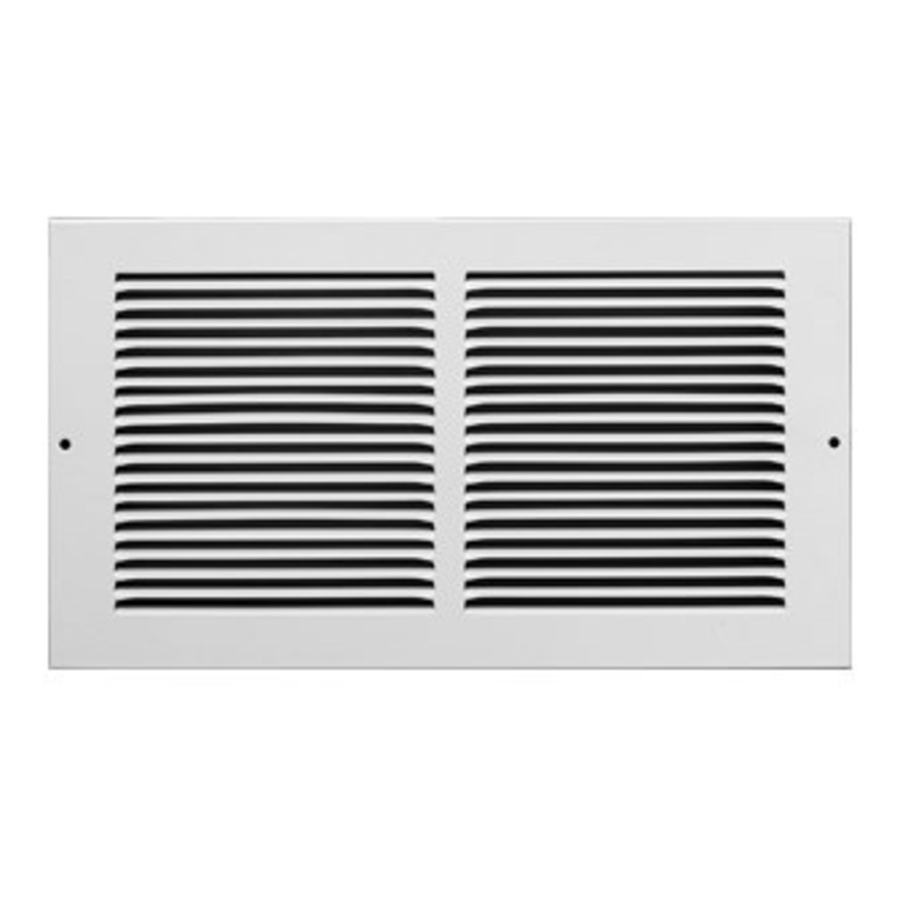 GoHVACR.com | Return Air Grille, 30" x 6" White Steel 1/3" Spacing