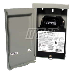 GoHVACR.com | Disconnect Box, 60 Amp Side Open Pullout Fused NEMA 3R