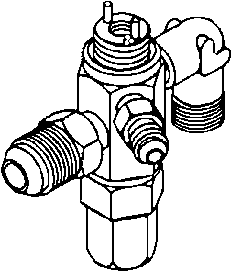 GoHVACR.com | TEV QE Body, 3/8" x 1/2" SAE 30" Tube External Equalizer