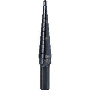 GoHVACR.com | Step Drill Bit, 1/8" to 1/2" Double-Fluted #1 Straight ...