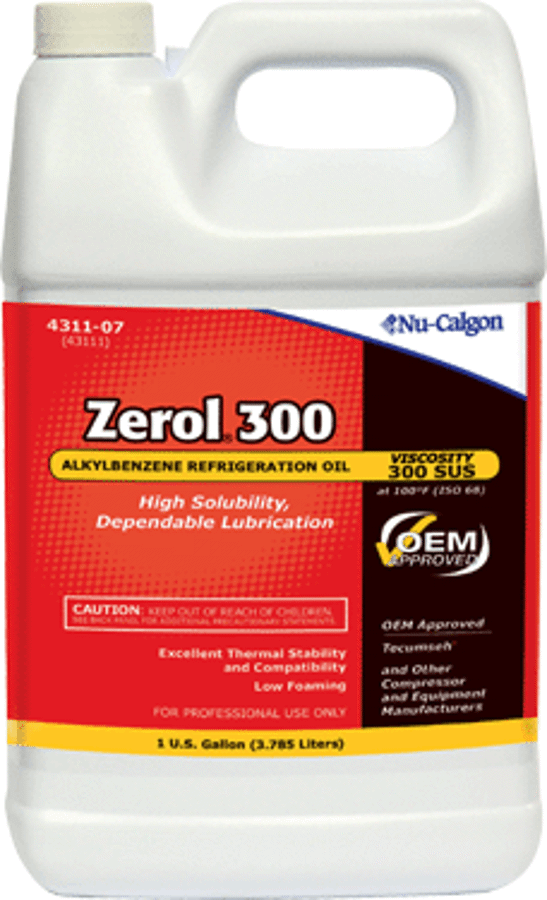GoHVACR.com | Oil, 1gal 300 SUS Refrigeration Zerol 300*