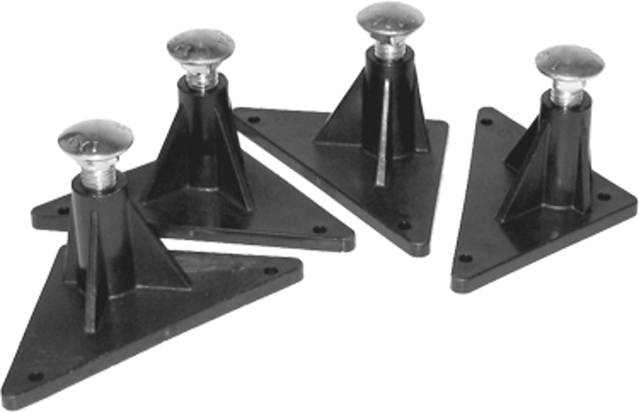 GoHVACR.com | Furnace Leg Kit, 4pc w/Screws Easy Leveler Adjustable*