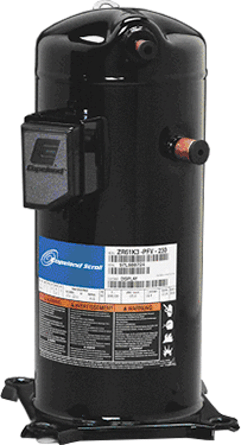 GoHVACR.com | Compressor, 200-230/3 1/2" x 7/8" Scroll A/C R22 Copelaweld