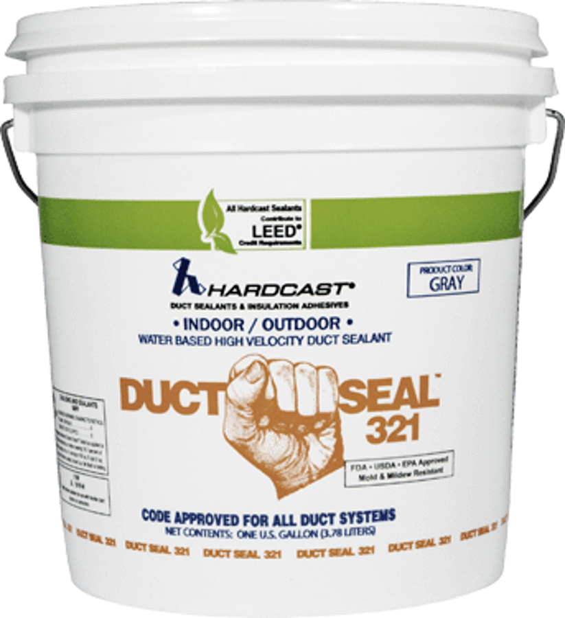 GoHVACR.com | Duct Sealant, 1 Case/4gals Gray Duct-Seal 321