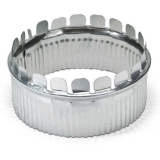 GoHVACR.com | Sheet Metal Start Collar, 12" 28 Gauge Galvanized Round w ...