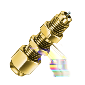 GoHVACR.com | Access Valve, 1/4" SAE x 1/4" SAE w/ Nut Bulkhead ...