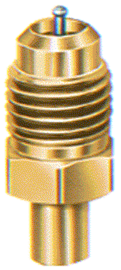 GoHVACR.com | Access Valve, Brass Body 1/4" ODS x 3/8" ODF Straight