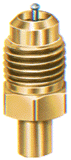 GoHVACR.com | Access Valve, Brass Body 1/4" ODS x 3/8" ODF