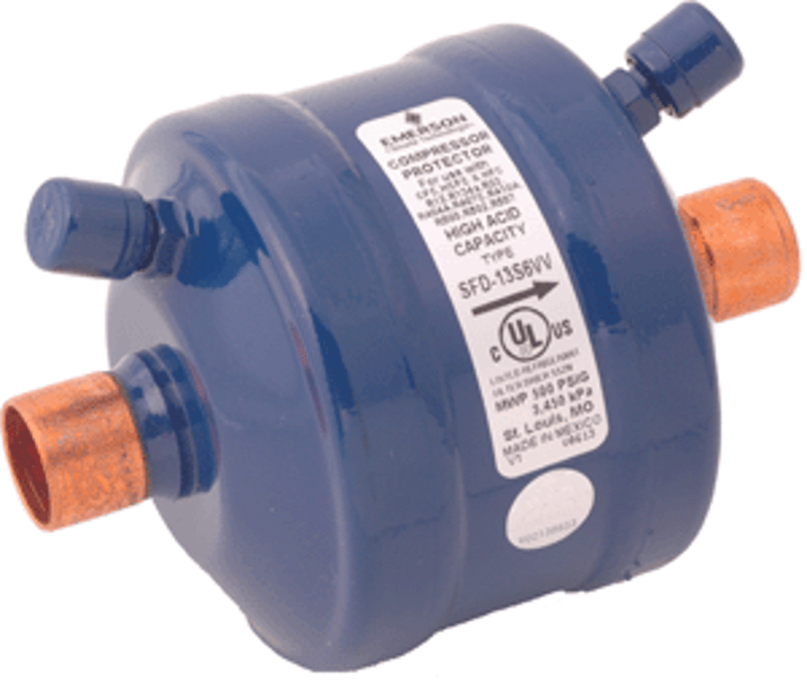 GoHVACR.com | Filter-Drier, 3/4" ODF 3.64" Dia 5.25" L SFD Suction Line SFD