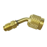 GoHVACR.com | 45 Degree Quick Coupler Angled Adapter, 5/16" FE x 1/4" SAE M