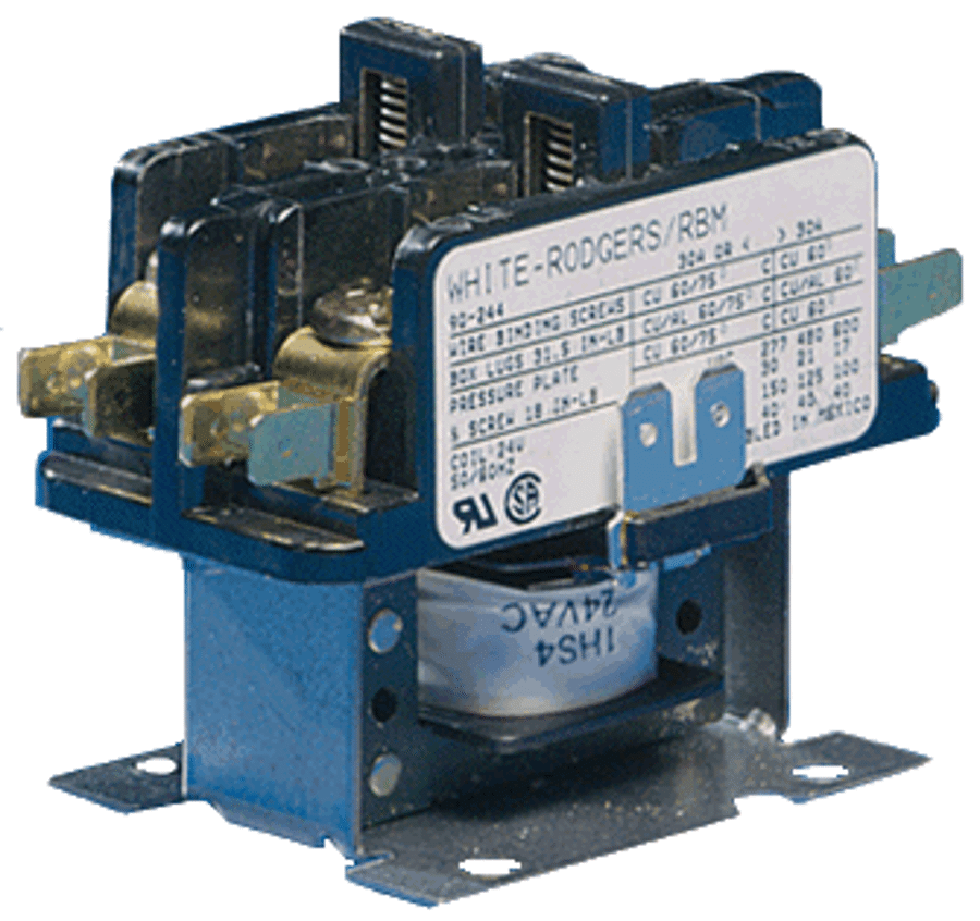 GoHVACR.com | Contactor, 120V 30 Amp 2-Pole Definite Purpose WR/RBM ...