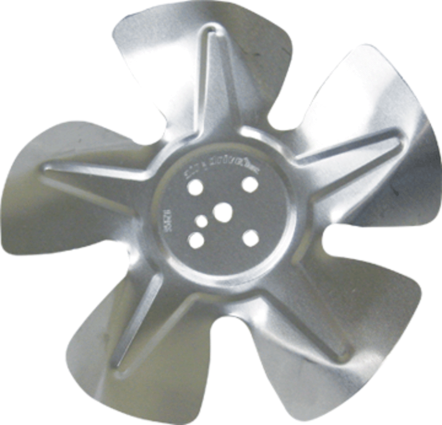 GoHVACR.com | Fan Blade, 8" 5-Wing CW 30 Degree Pierce Bore