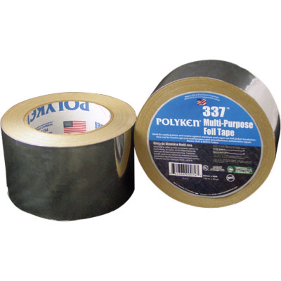 GoHVACR.com | Foil Tape, 3" x 46 meter Multi-Purpose Plain Aluminum ...
