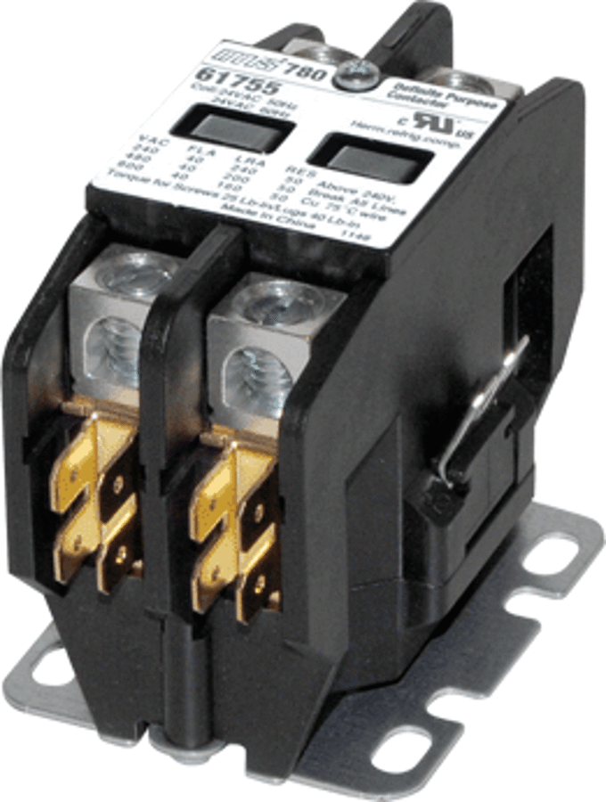 GoHVACR.com | Contactor, 24V 40 Amp 2-Pole Definite Purpose MARS 780*