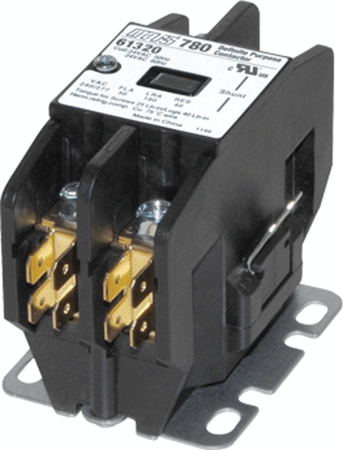 GoHVACR.com | Contactor, 24V 30 Amp 1-Pole Definite Purpose MARS 780