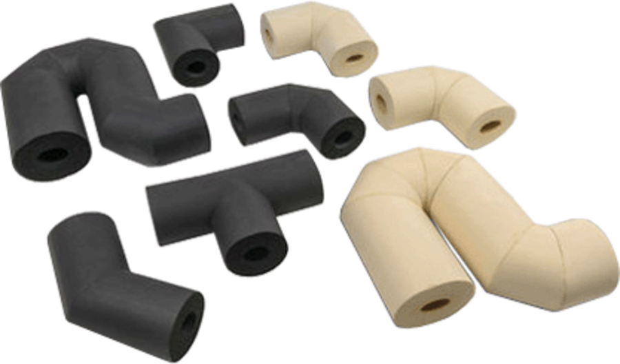 GoHVACR.com | Armaflex Fitting, 1" Wall x 1-5/8" ID Black P-Trap