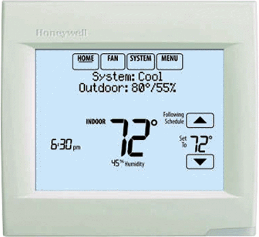 GoHVACR.com | Thermostat, 3H/2C or 2H/2C Programmable 7-Day Battery ...