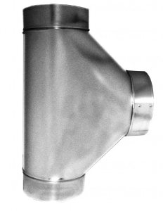 GoHVACR.com | Sheet Metal Tee, 16" Free Flow
