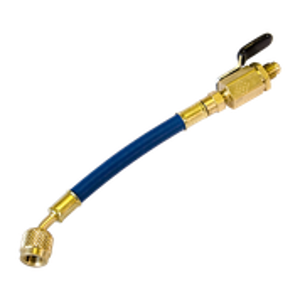 GoHVACR.com | Charging Hose, 1/4" Hose Blue w/ 6" Whip End KOBRA