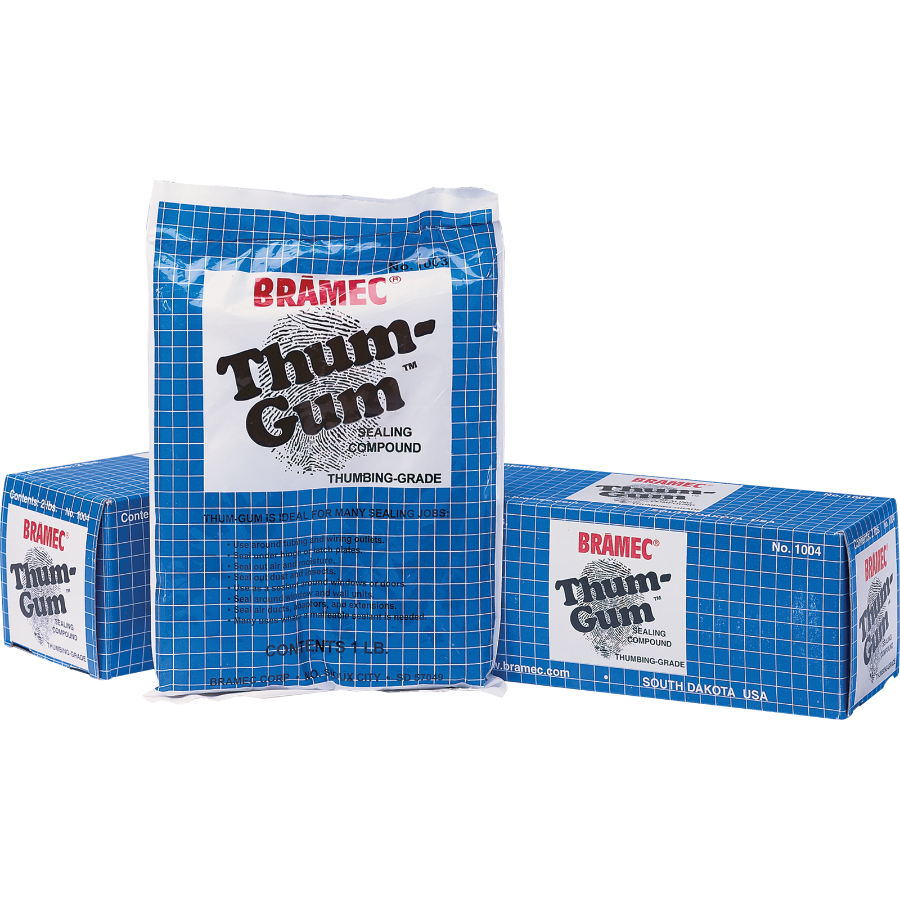 GoHVACR.com | Sealing Compound, 2lb Bramec Box Thum-Gum*