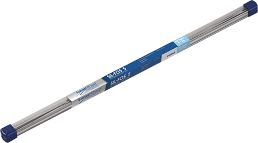 GoHVACR.com | Brazing Alloy, .125in x .050in x 20in 28 Stick Tube Sil-Fos 5