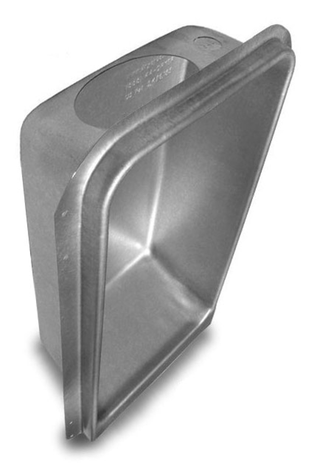 GoHVACR.com | Dryer Vent Box, 3-1/2" 22 Gauge Aluminum Deep Recessed ...